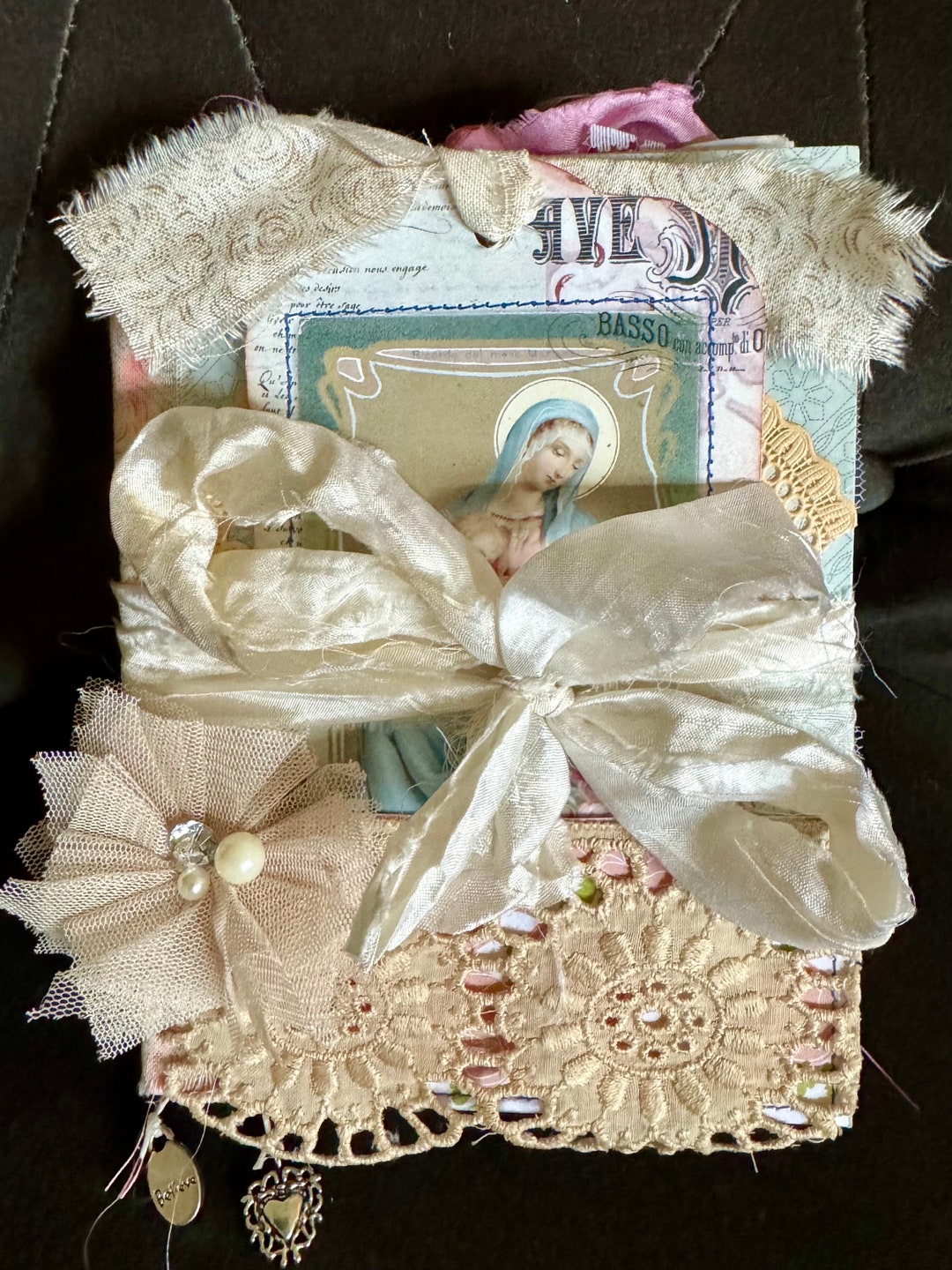 Prayer Journal, Blessed Mother, File Folder Junk Journal, Devotional ...