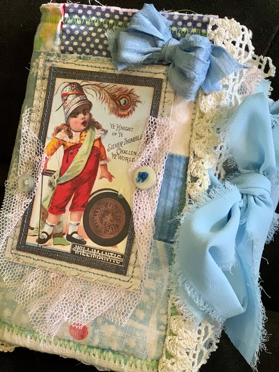 Thimble Boy, A Handmade Needle Book From Vintage Quilt Sewing ...