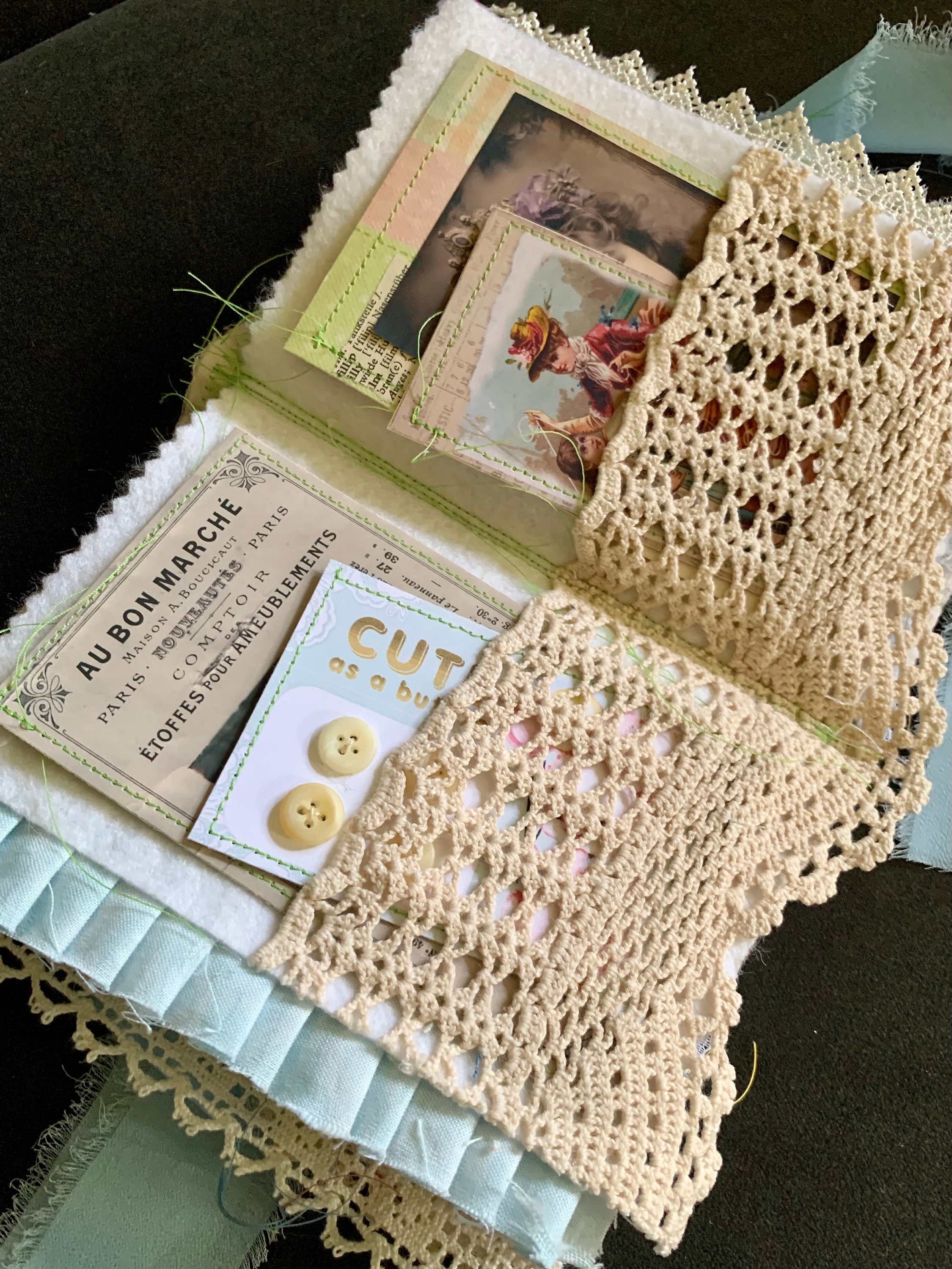 Thimble Boy, A Handmade Needle Book From Vintage Quilt Sewing ...