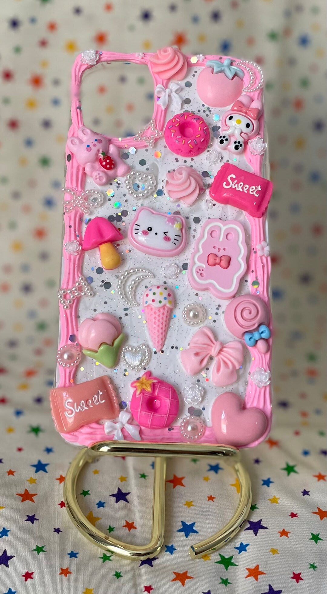 Customisable Foam Charm Case iPhone Android - Etsy UK