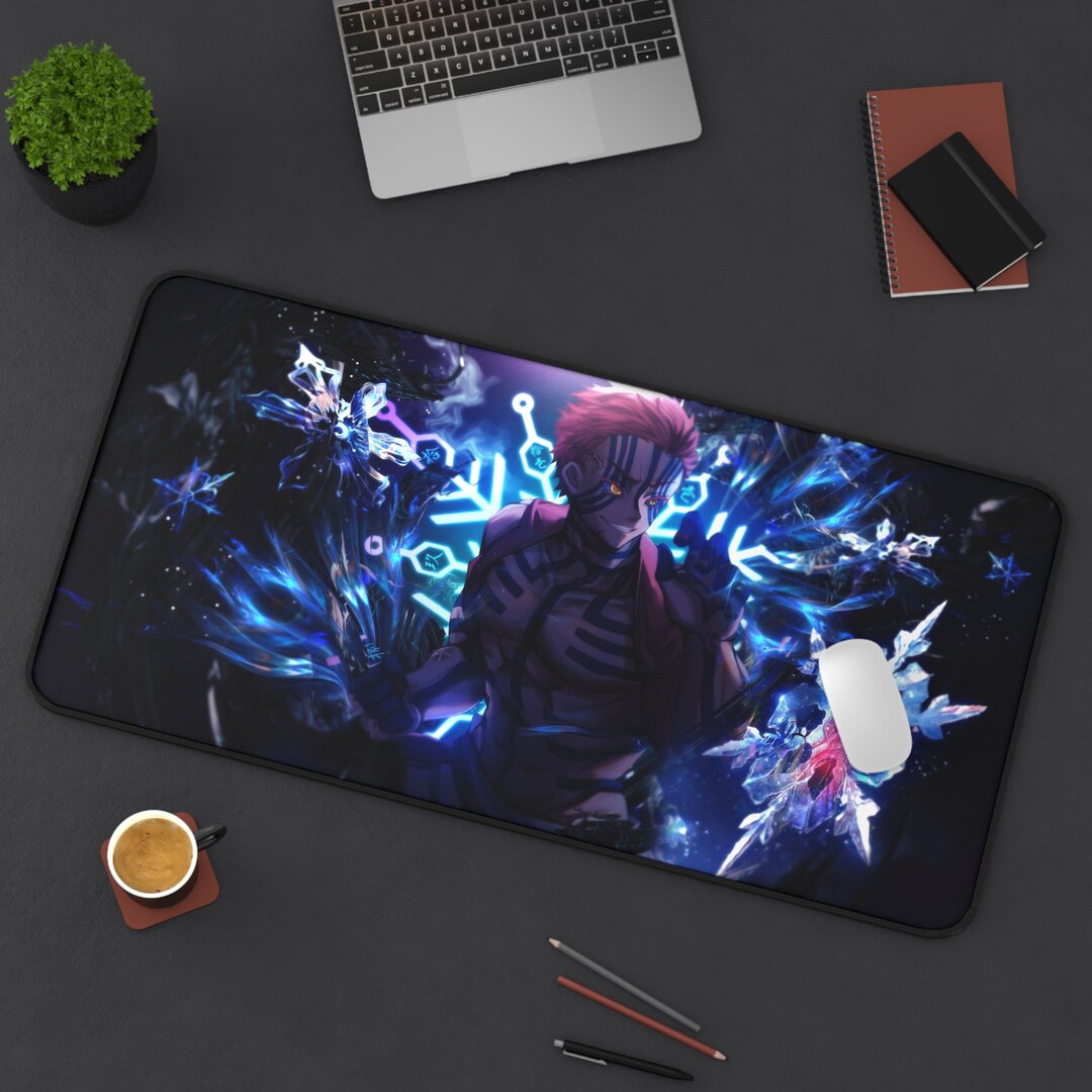 Demon Slayer Desk Mat: Anime Desk Mat, Long Desk Mat, Office Decor ...