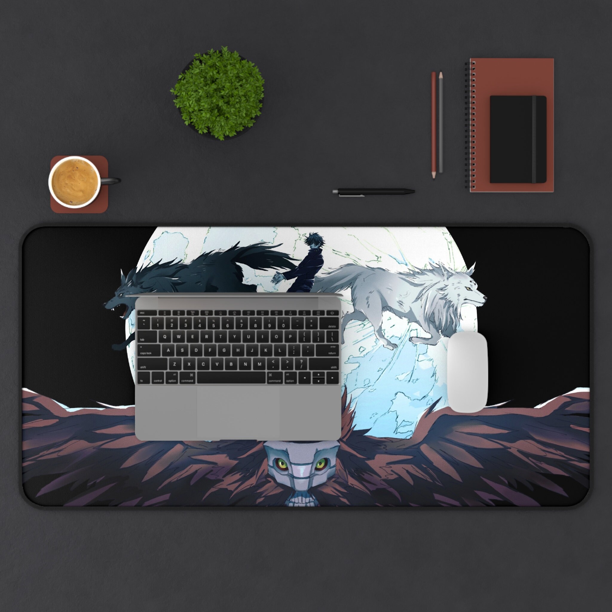 Jujutsu Kaisen Desk Mat: Anime Desk Mat, Long Desk Mat, Office Decor ...