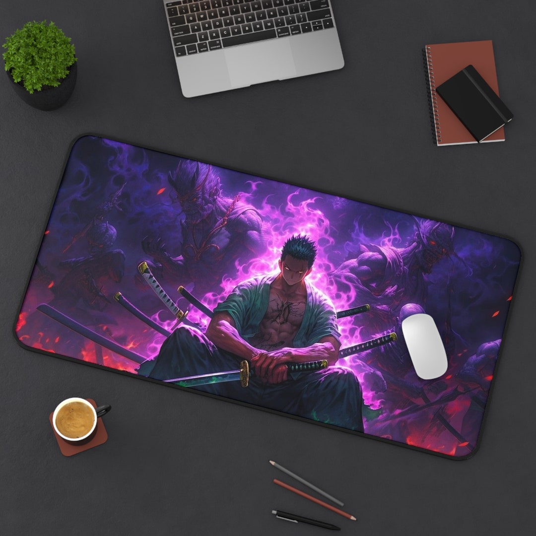One Piece Desk Mat: Anime Desk Mat, Long Desk Mat, Office Decor, Gamer ...