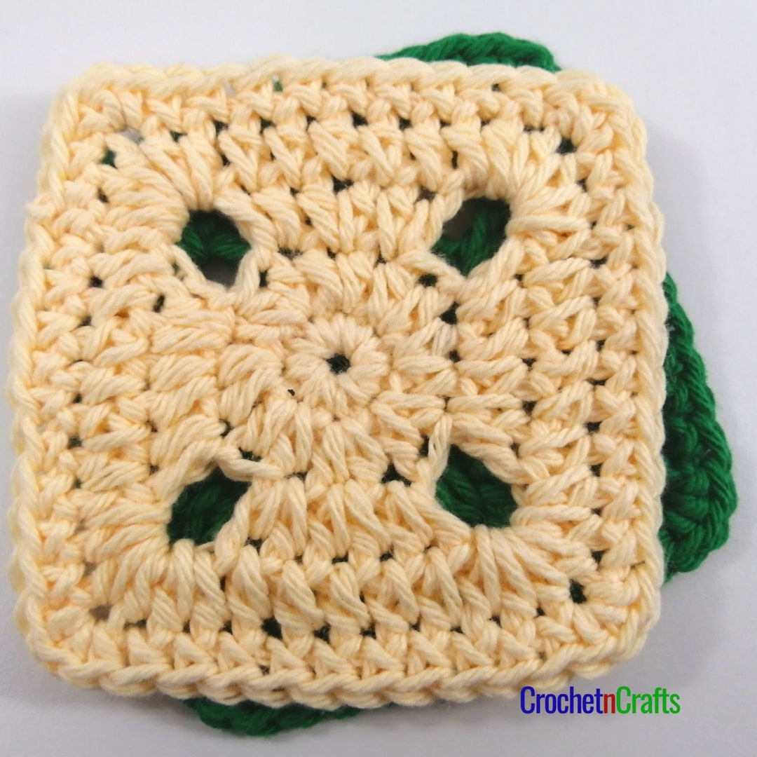 Crochet Square Coaster - PDF Pattern - Etsy