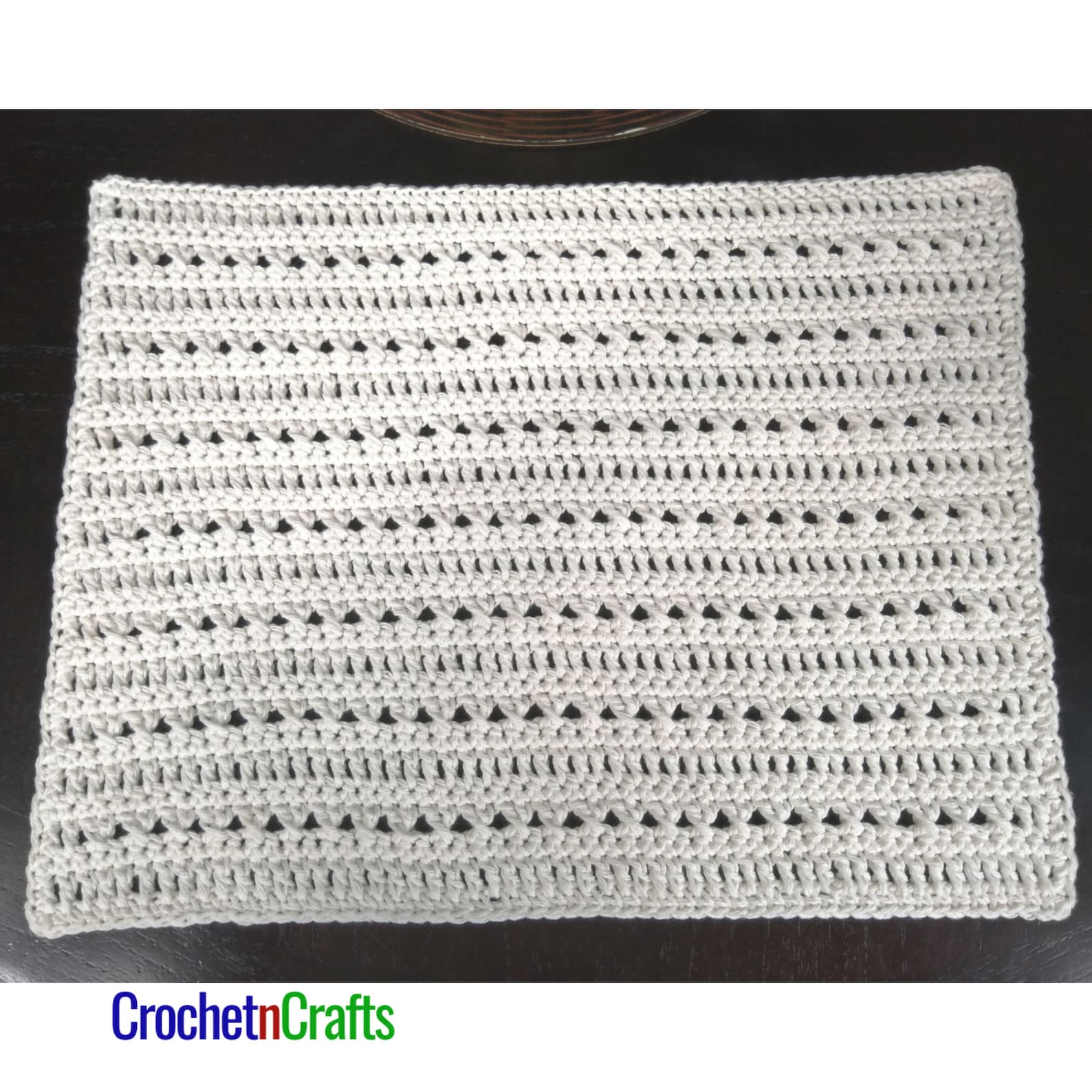 Rectangle Crochet Placemat Pattern PDF Format - Etsy