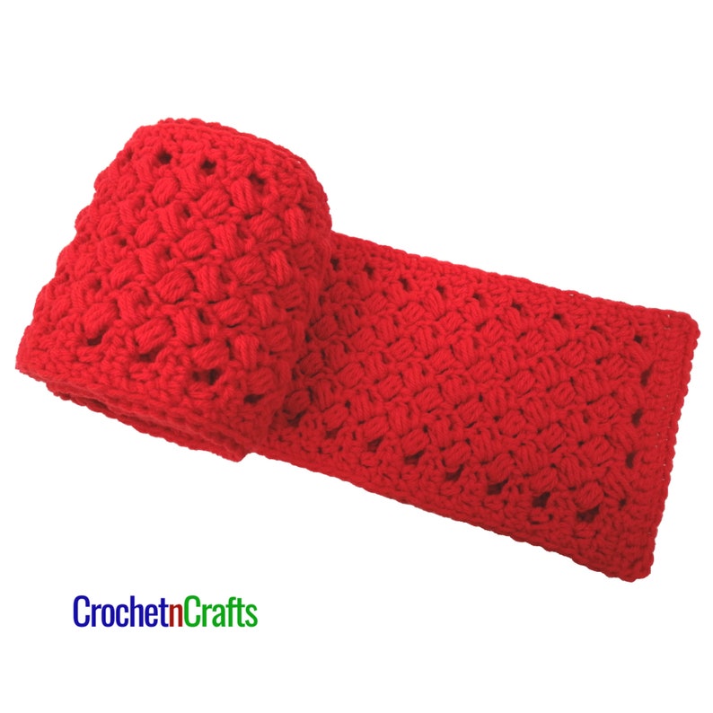 Textured Crochet Scarf - PDF Pattern - Etsy