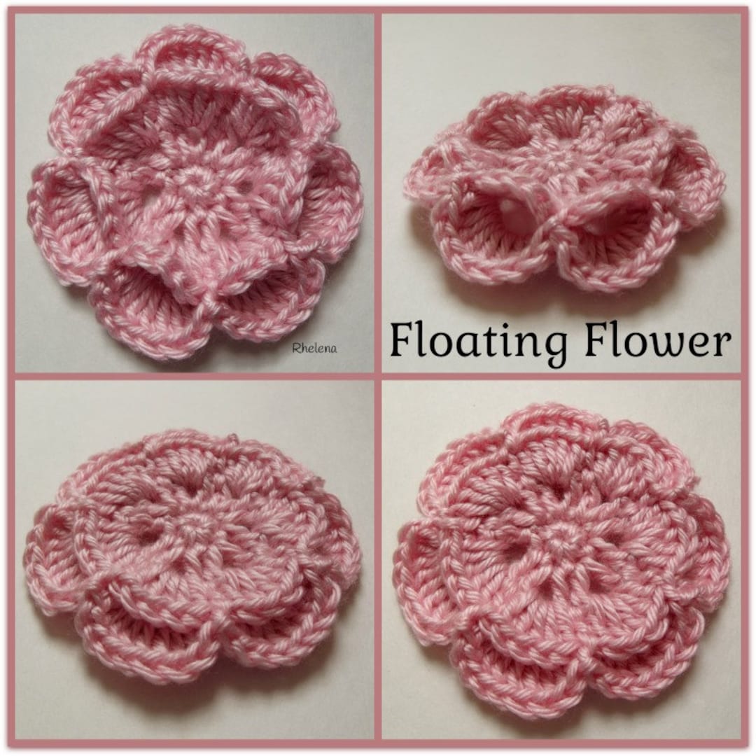 Floating Flower ~ Crochet Pattern - Etsy