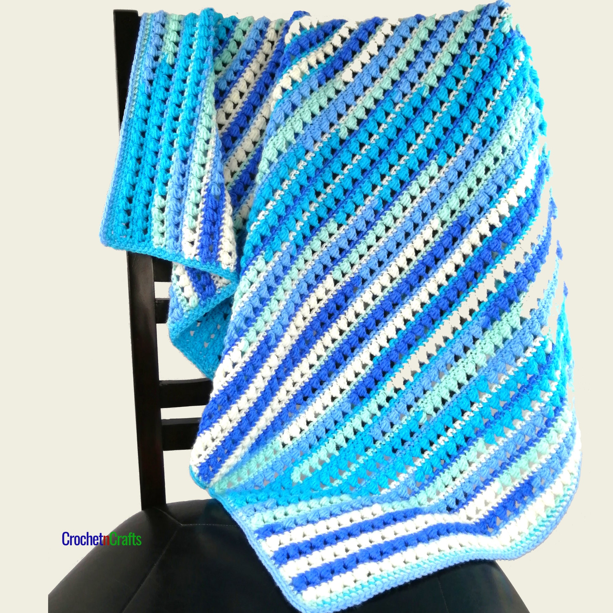 Bead Stitch Baby Blanket - PDF Pattern - Etsy Canada