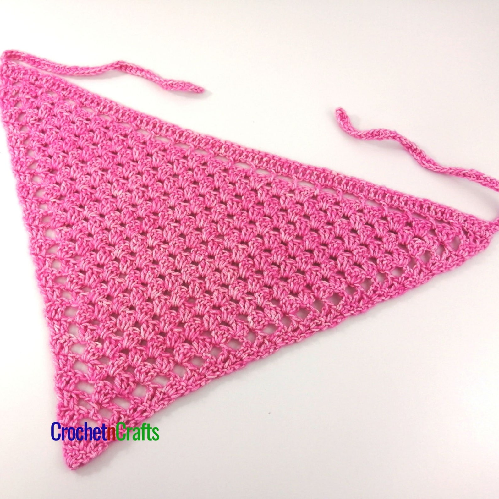 Granny Stitch Crochet Kerchief Pattern - PDF Pattern - Etsy