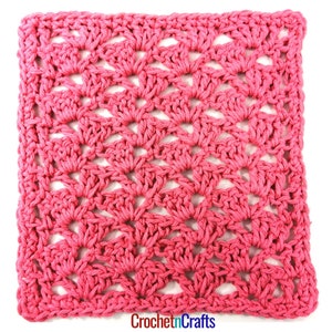 Offset Shell Quick Crochet Dishcloth - PDF Pattern - Etsy Canada