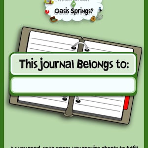 Sims 4 Activity Journal (w/ Legacy Tracker, Sim Biography, Fun Gameplay ...