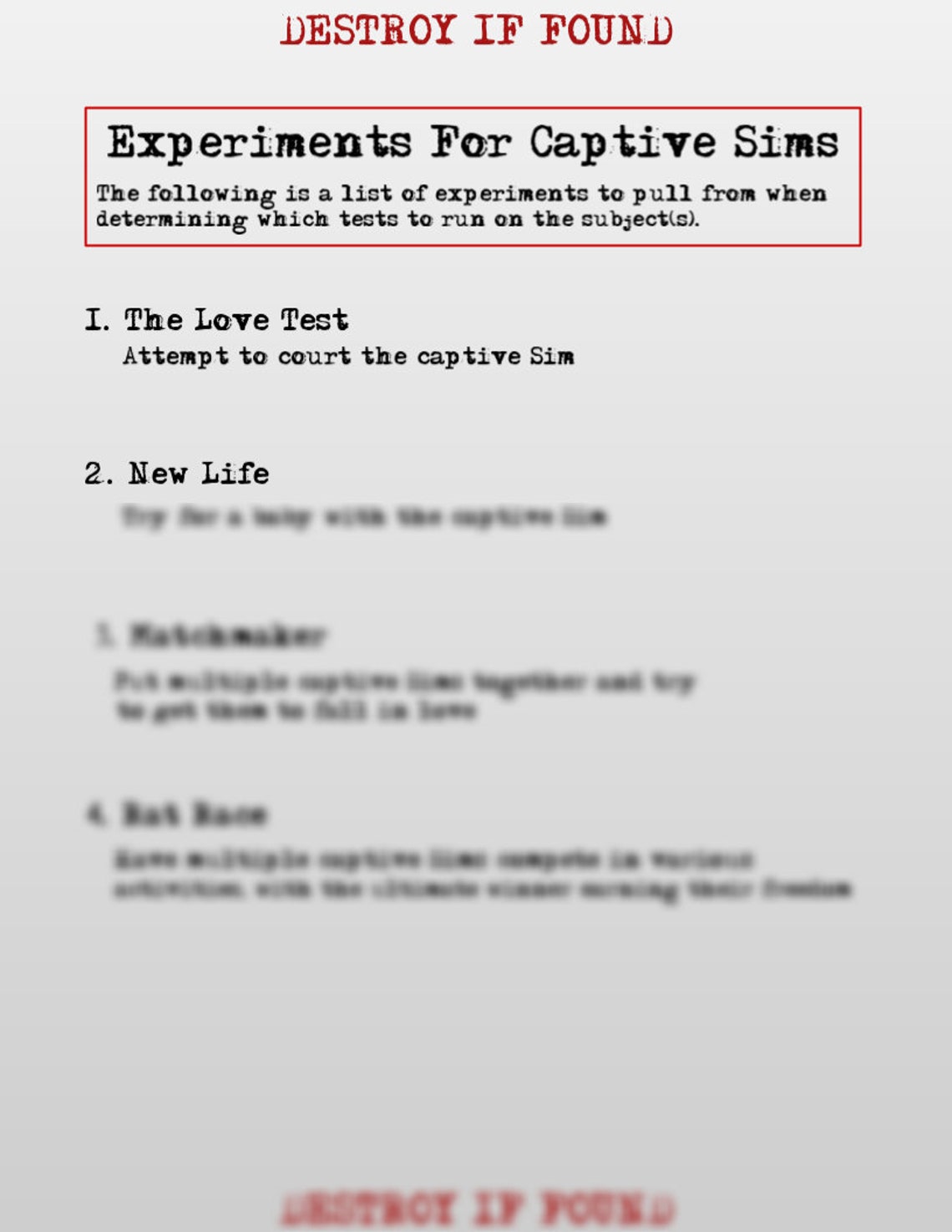 Sims 4 Activity Journal w/ Legacy Tracker, Sim Biography, Fun Gameplay ...