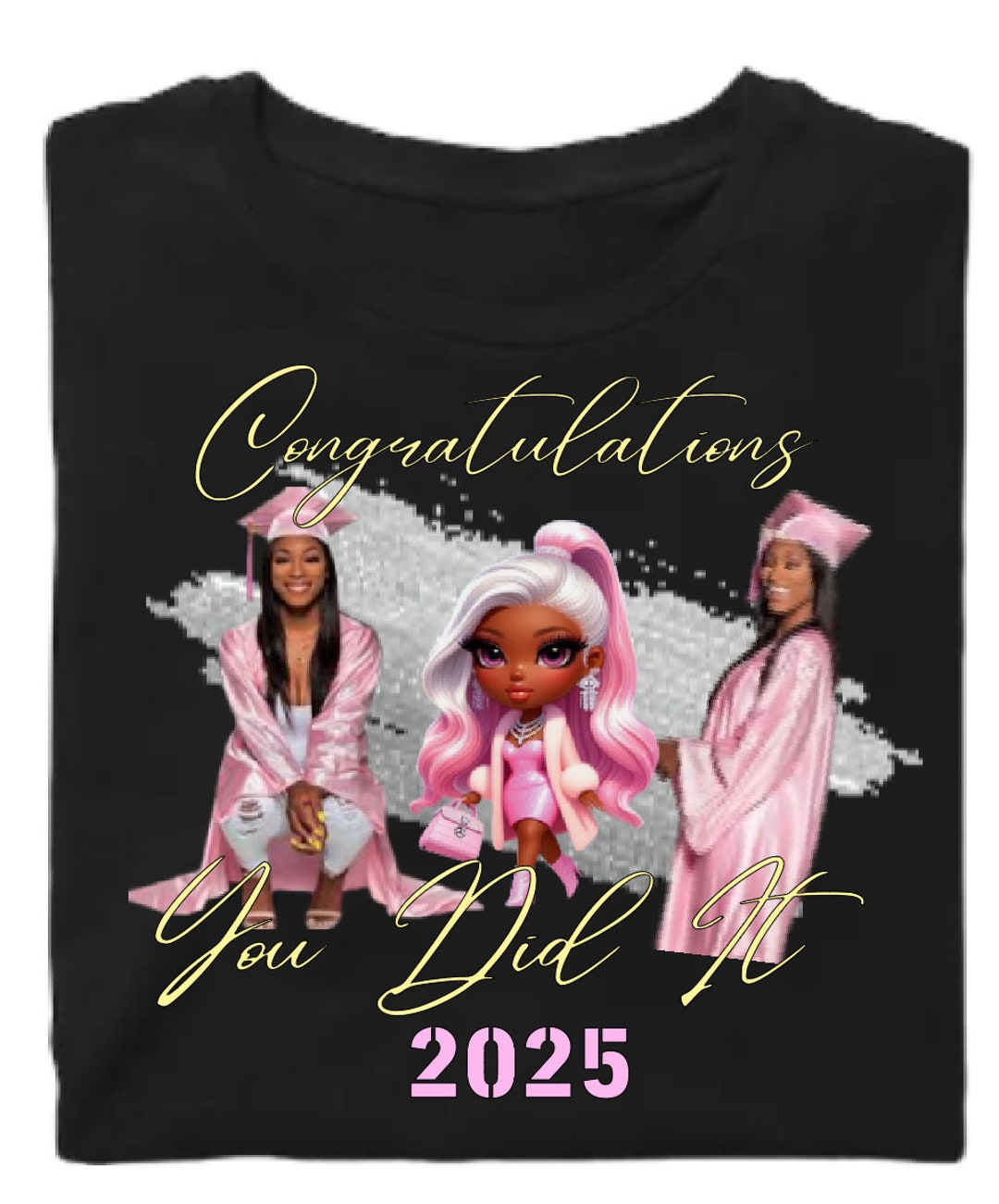 Custom Graduation T-shirt 3D Graduation T-shirts, Class of 2025 ...