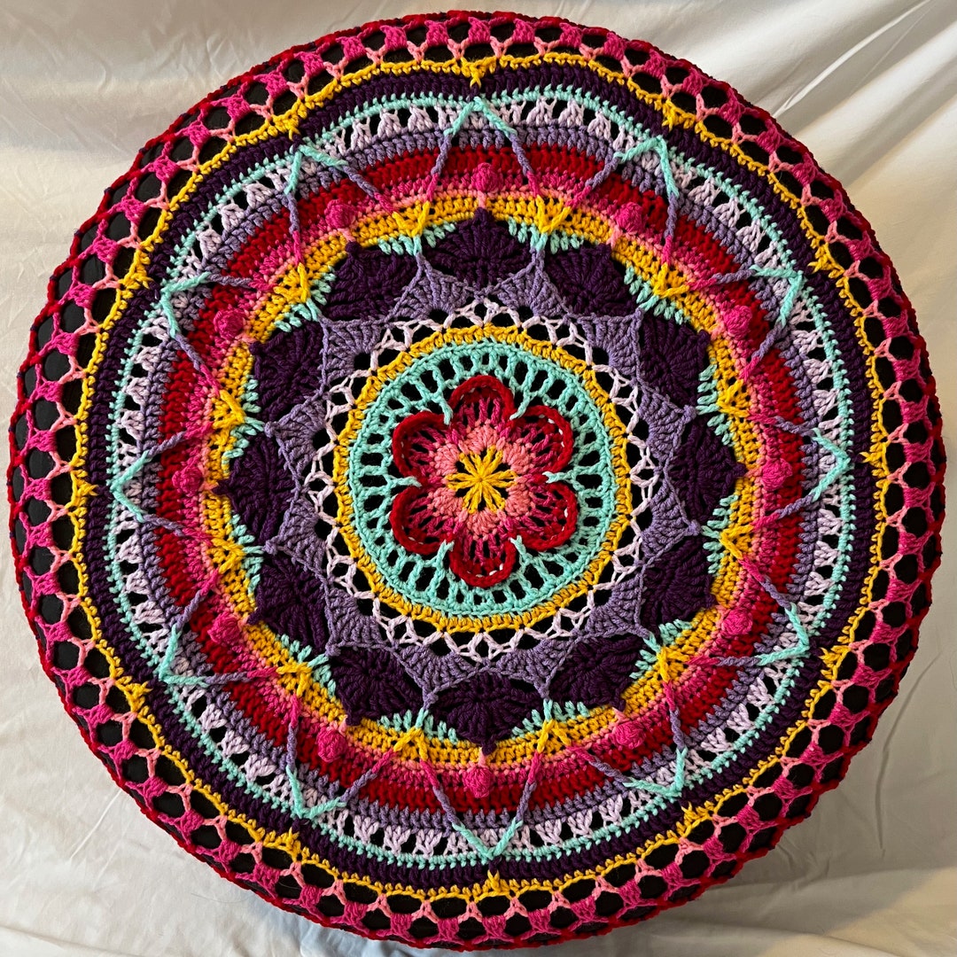 Radiating Jewel Crochet Spare Tire Tyre Cover - Etsy