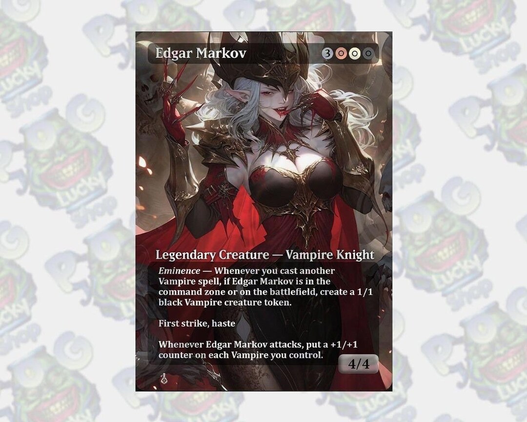 Edgar Markov Full Art Mtg Proxy Custom Card Holographic - Etsy