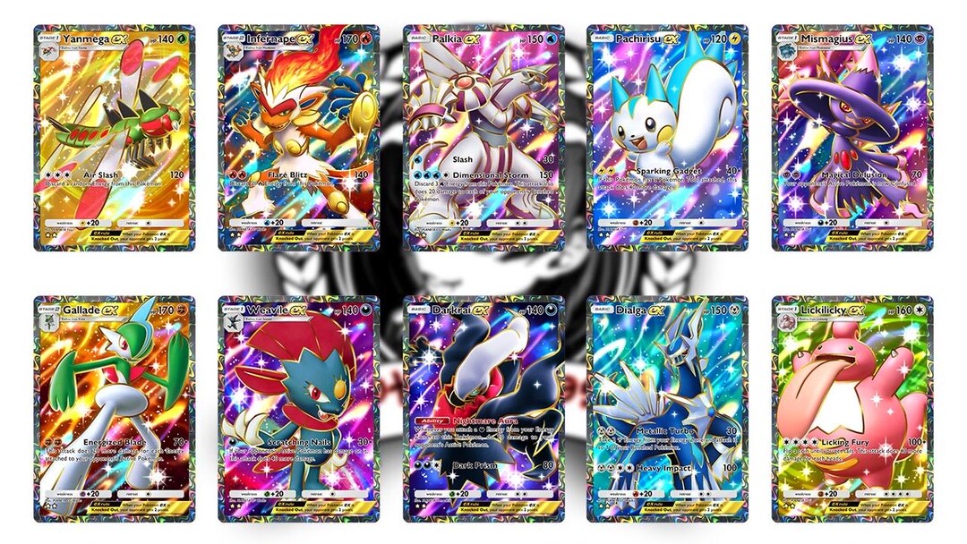 Pokemon Card - Handmade - Space-time Smackdown - Super Rare Cards - Etsy