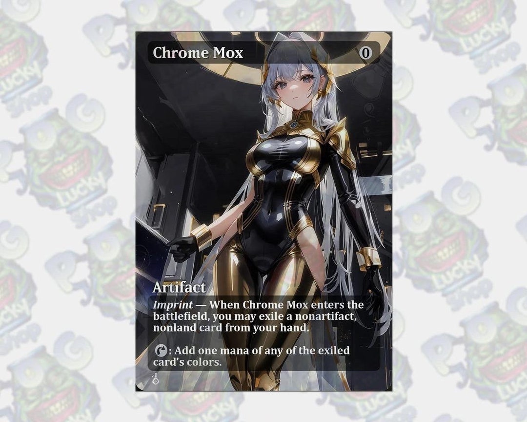Chrome Mox Full Art Mtg Proxy Custom Card Holographic - Etsy