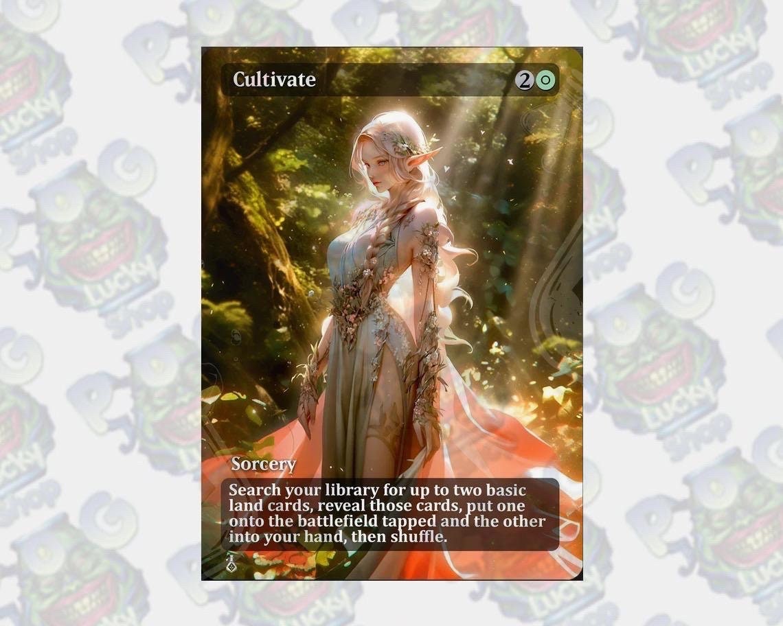 Cultivate Full Art Mtg Proxy Custom Card Holographic - Etsy