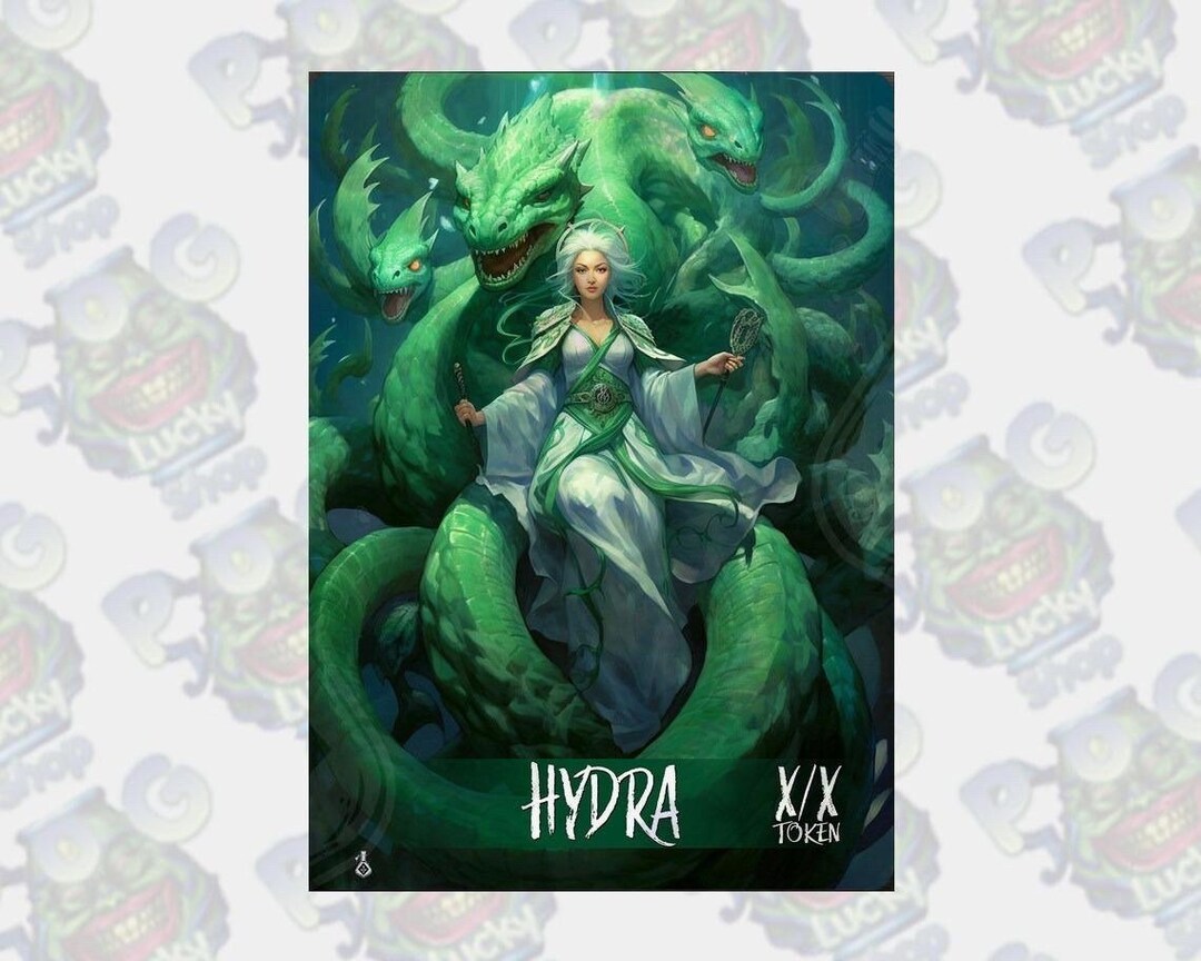 Token Hydra Full Art Mtg Proxy Custom Card Holographic - Etsy