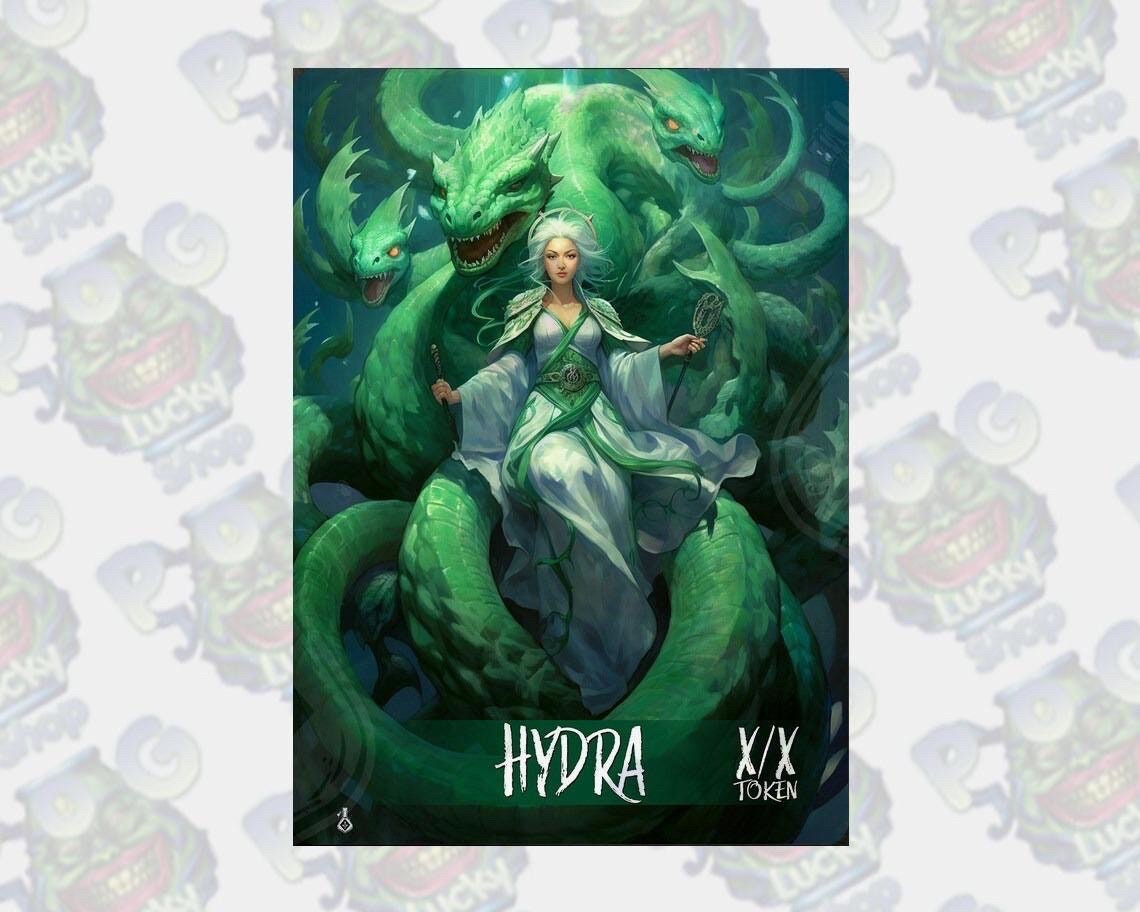 Token Hydra Full Art Mtg Proxy Custom Card Holographic - Etsy