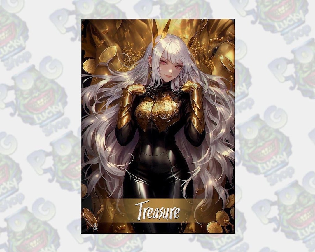 Token Treasure Full Art Mtg Proxy Custom Card Holographic - Etsy