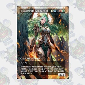 Maelstrom Archangel Full Art Mtg Proxy Custom Card Holographic - Etsy