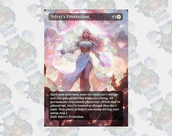 Teferi Protection MTG Custom Card PROXY - Etsy