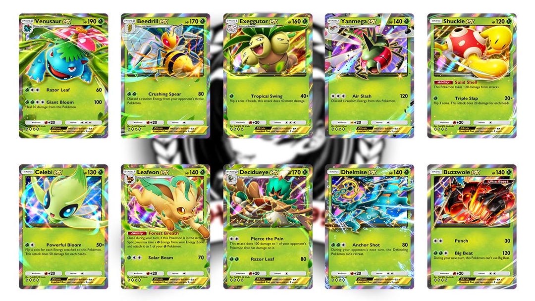 Pokemon Card - Handmade - Deluxe Pack - Double Rare Cards - Etsy