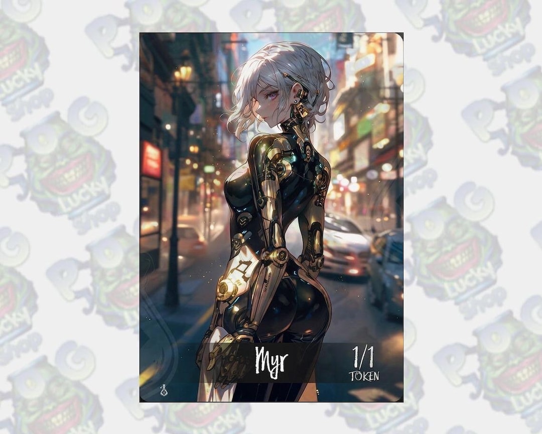 Token Myr Full Art Mtg Proxy Custom Card Holographic - Etsy