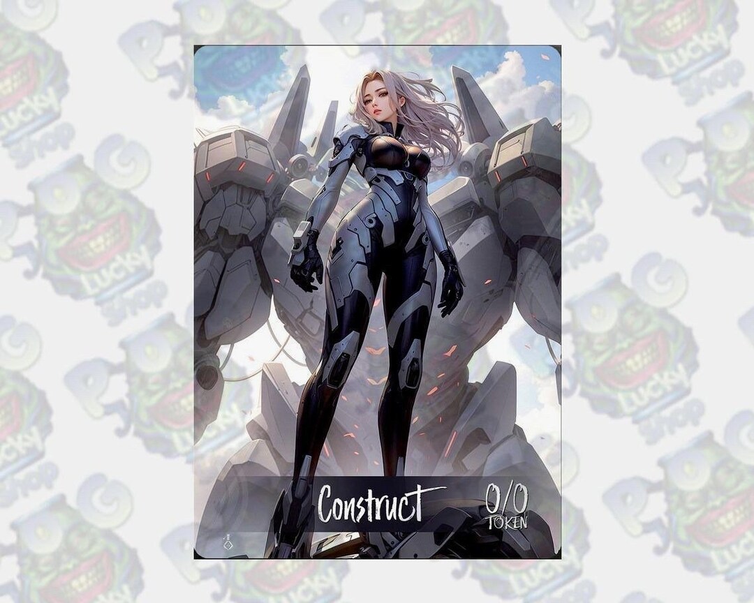 Token Construct Full Art Mtg Proxy Custom Card Holographic - Etsy