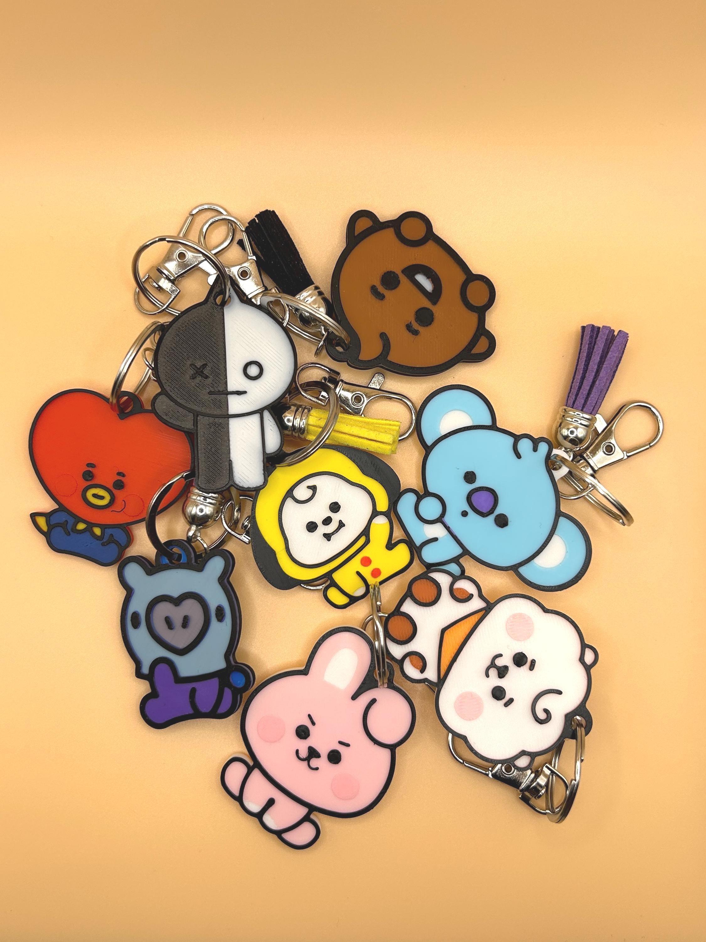 BTS BT21 Keychains | Keychain Merch | Gift | Unofficial Merch - Etsy