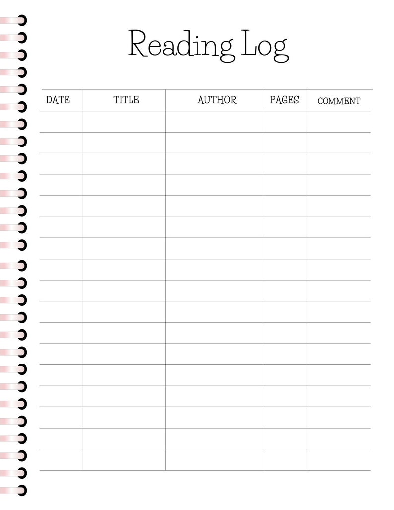 Digital Reading Journal, Digital Book Tracker, Digital Bookshelf, Book ...