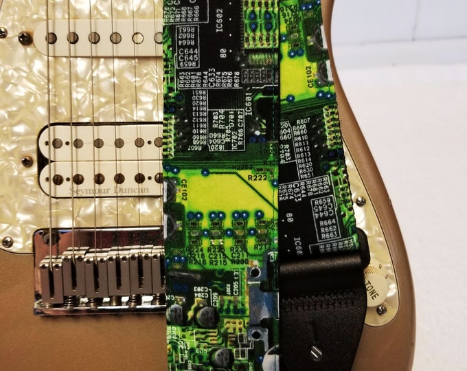 Circuit Board Computer Guitar Strap - Etsy