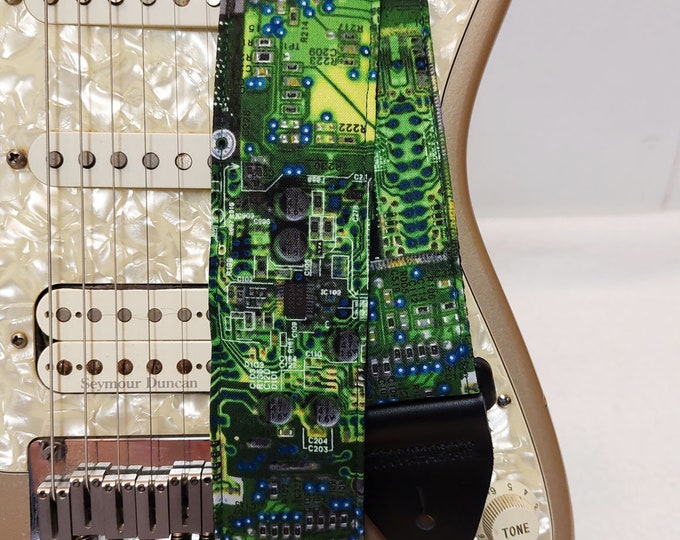 Circuit Board Computer Guitar Strap - Etsy