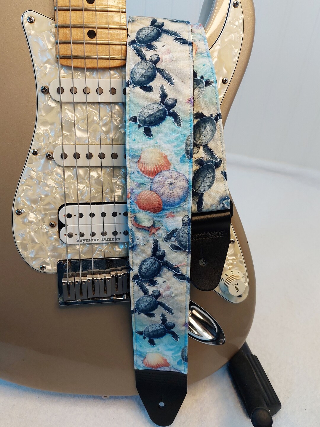 Sea Turtles Beach Guitar Strap - Etsy