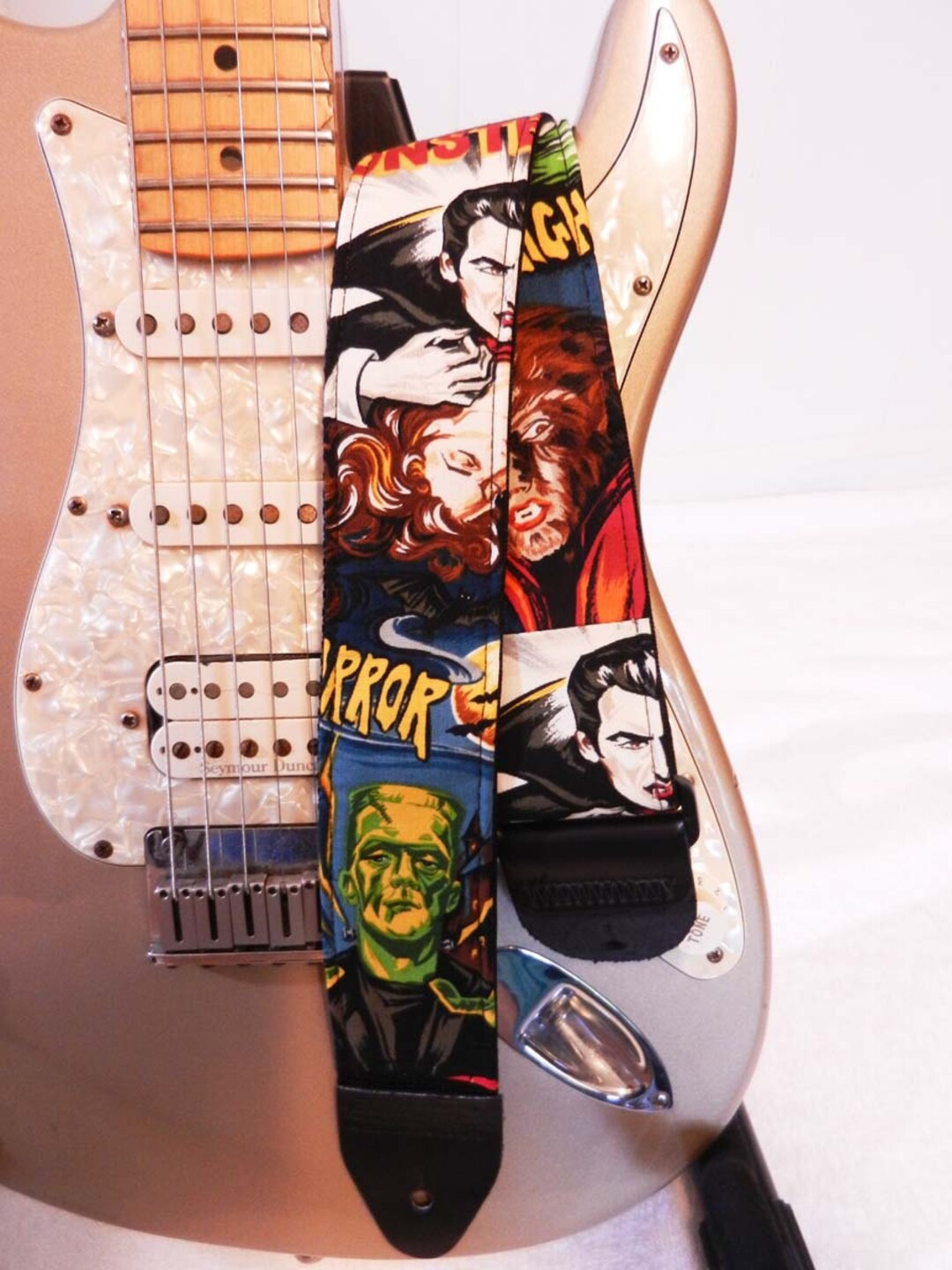 Movie Monsters Guitar Strap - Etsy