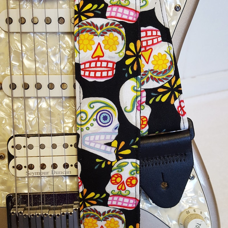 Skull Guitar Straps - Etsy