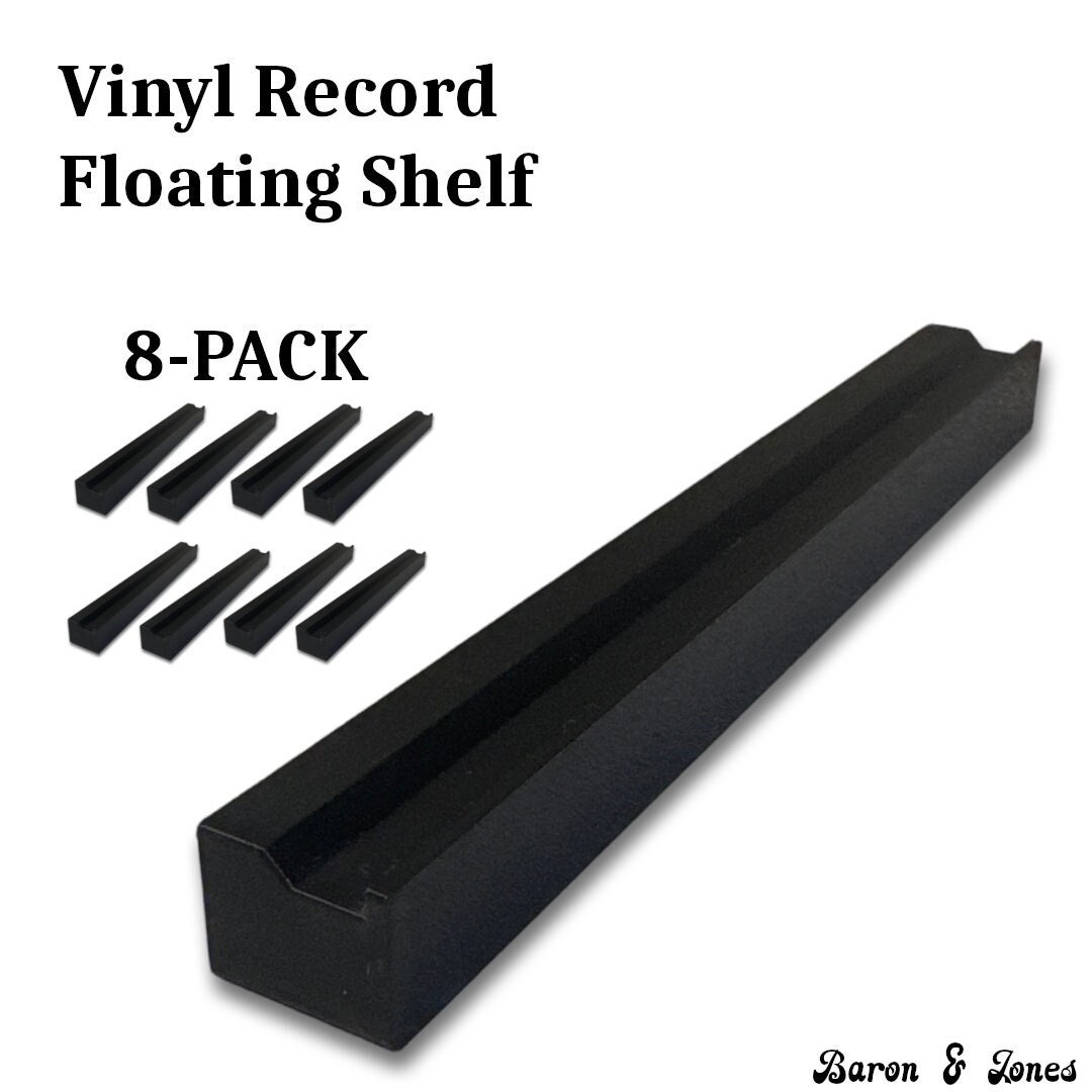 8-PACK Vinyl Record Floating Shelves for Single & Double Lp's - Etsy