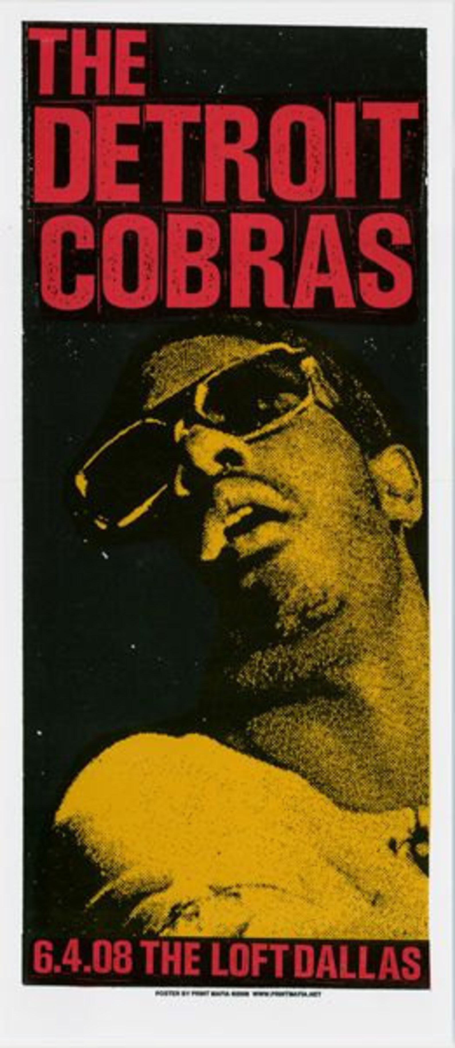 The Detroit Cobras Screen Print Concert Poster by Print Mafia - Etsy