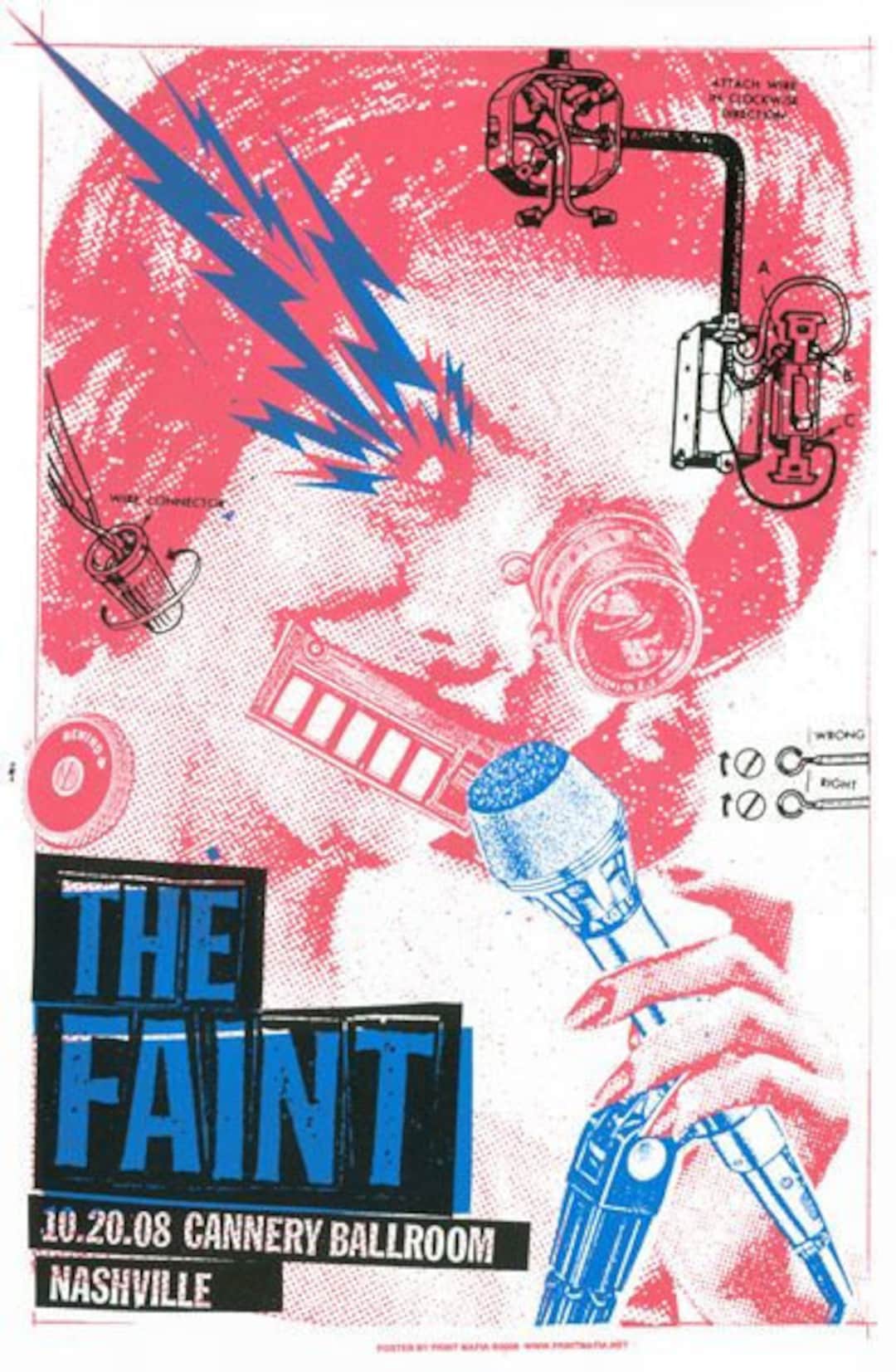 The Faint Screen Print Concert Poster - Etsy