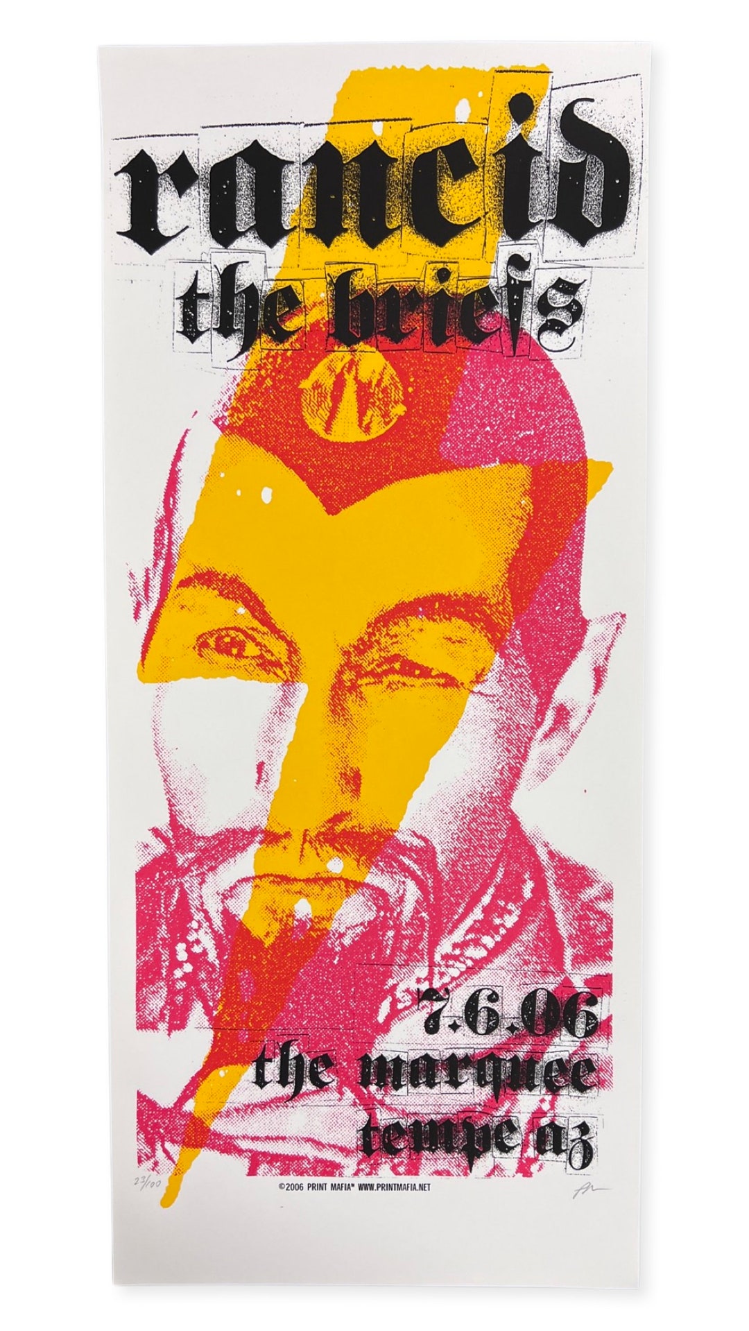 Rancid Screen Print Concert Poster by Print Mafia - Etsy