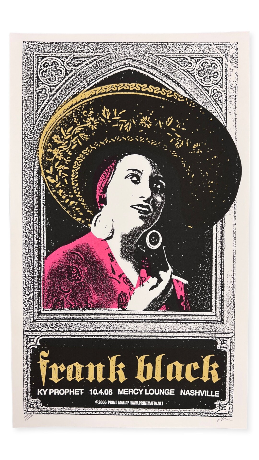 Frank Black Screen Print Concert Poster by Print Mafia - Etsy