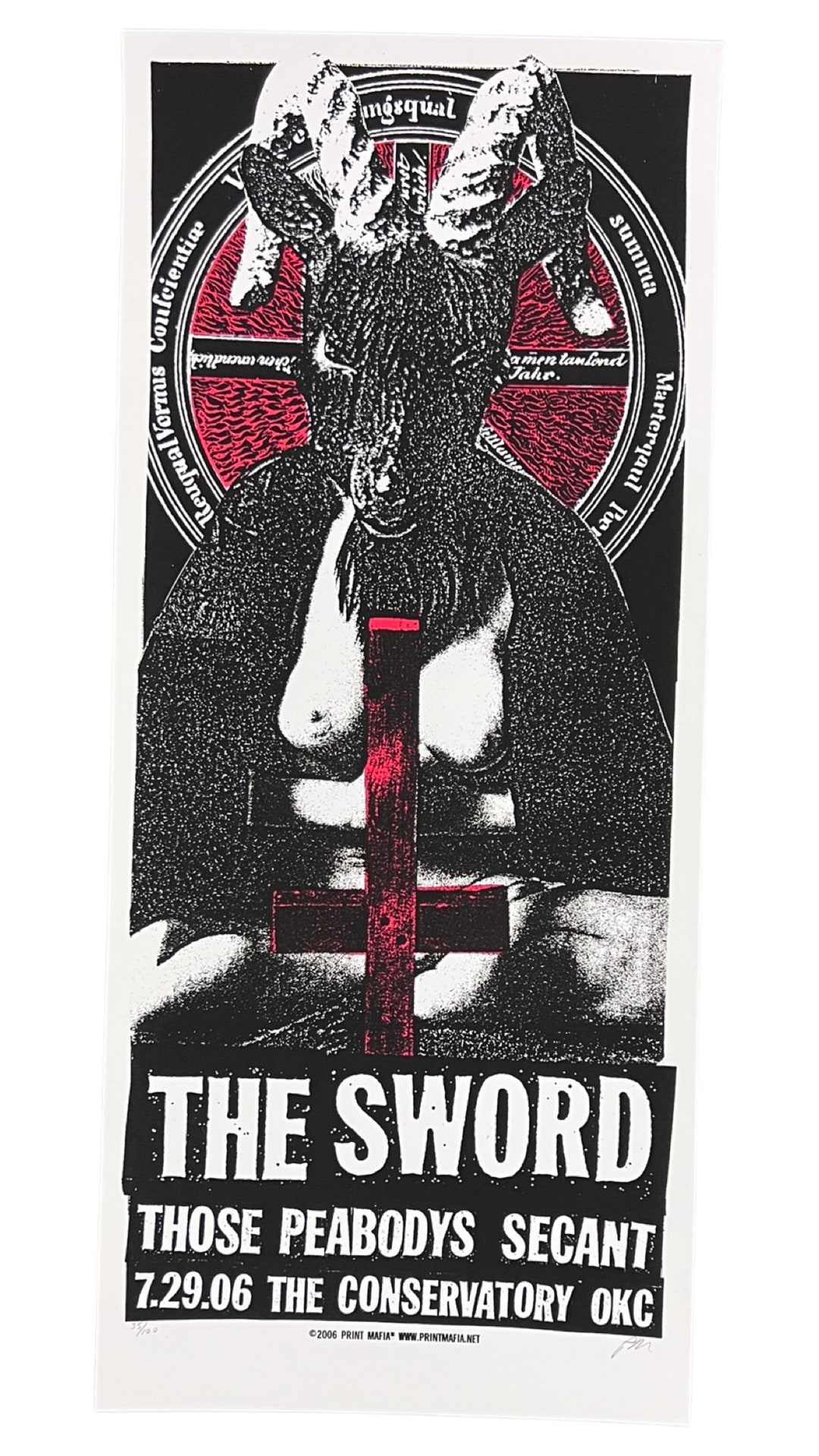 The Swords Screen Print Concert Poster by Print Mafia - Etsy
