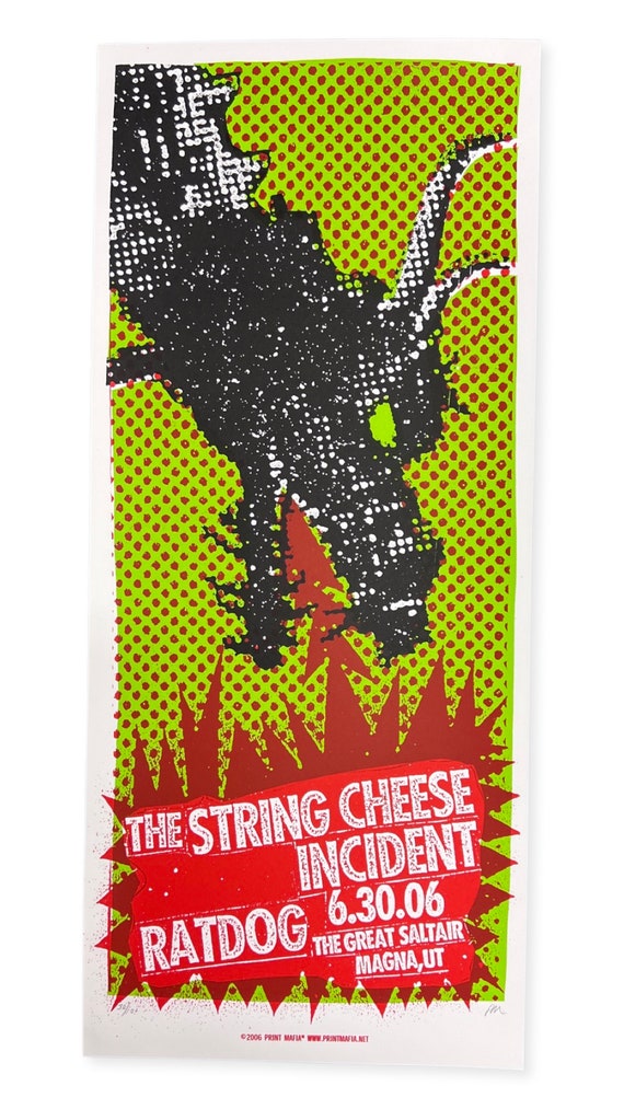 The String Cheese Incident Screen Print Concert Poster by | Etsy