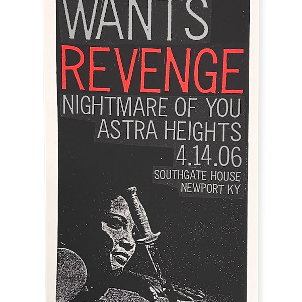 She Wants Revenge Poster - Etsy