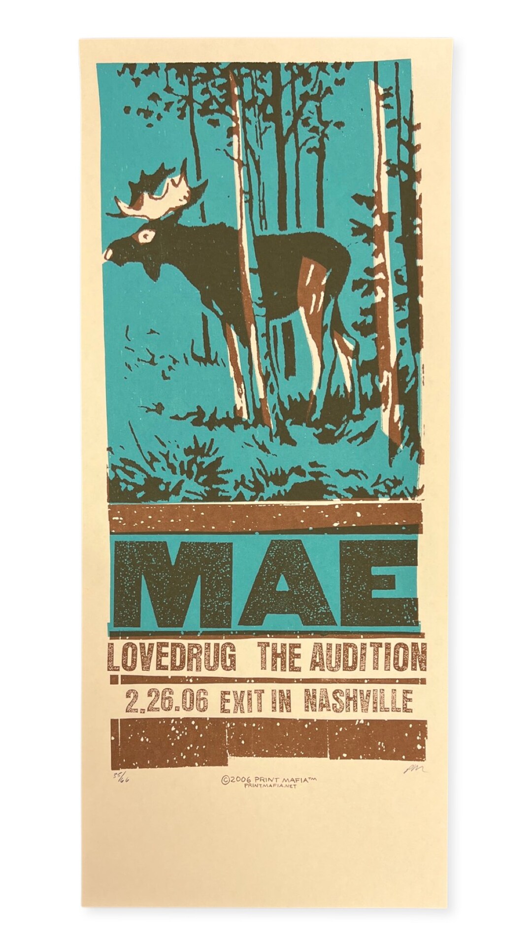 Mae Screen Print Concert Poster by Print Mafia - Etsy
