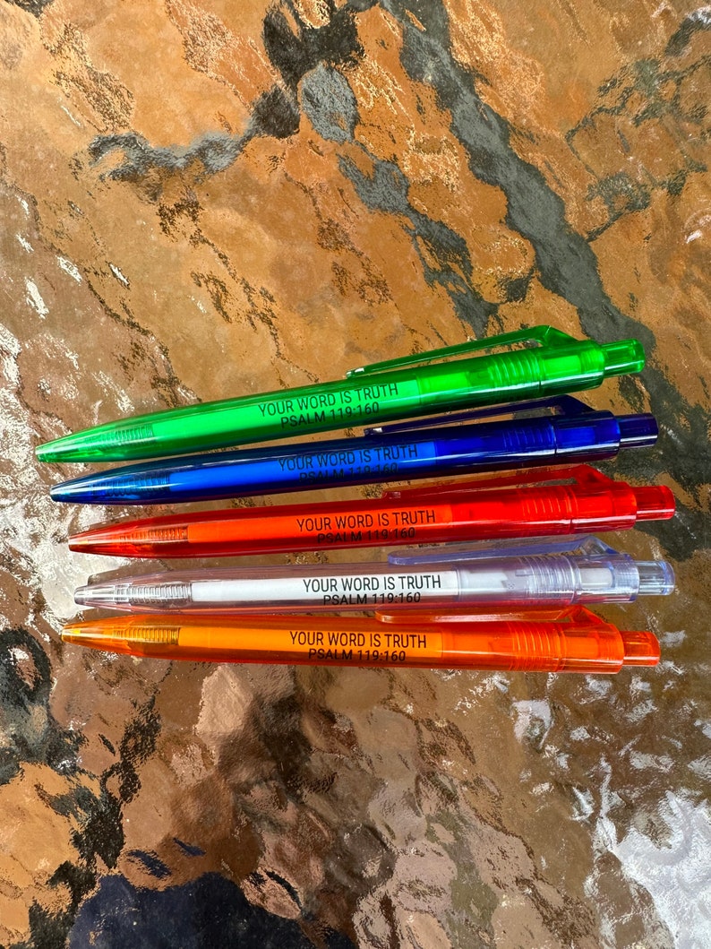 Your Word is Truth, Psalm 119:160 Bible Verse Pen, 2023 Year Text - Etsy