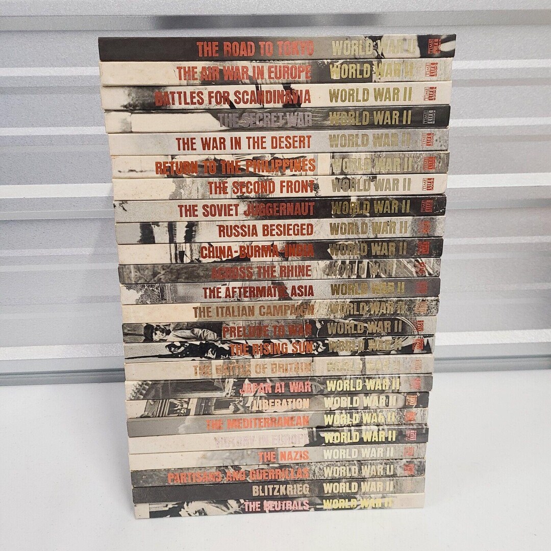 Lot of 24 Time Life: World War II Series Hardcover - Etsy