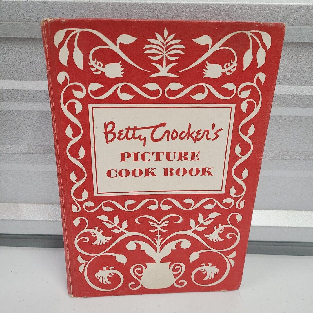 Betty Crocker's Picture Cookbook 1950 (?) - Vintage Hardcover, Retro ...