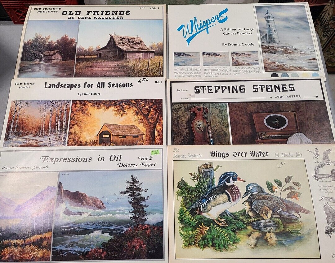 Art Instruction oil Painting: Susan Scheewe Presents, 6 Books / Still ...